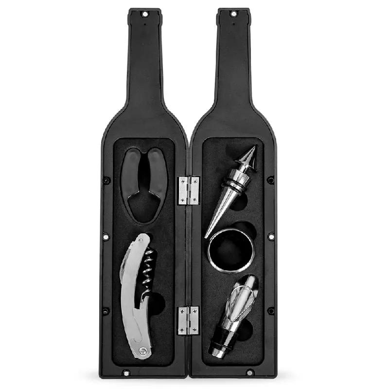 Kit Vinho Garrafa 5 peças - Nexus Brindes